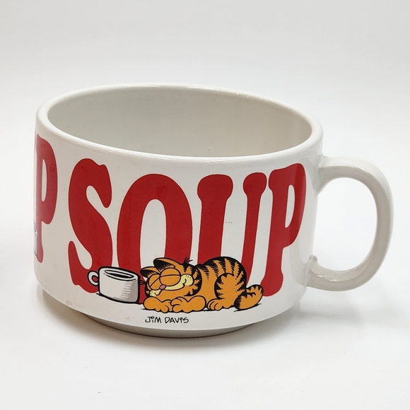 Enesco | Kitchen | Vintage Garfield Soup Mug 978 Ceramic Large Licensee ...